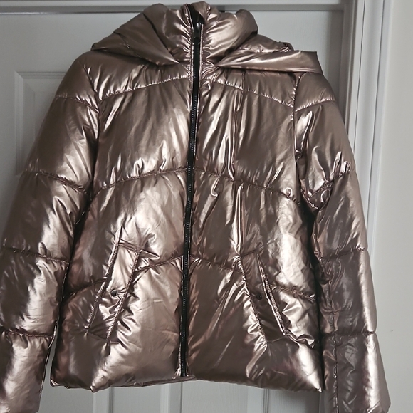 Vero Moda | Jackets & Coats | Vero Moda Silver Puffer Jacket With Hood ...